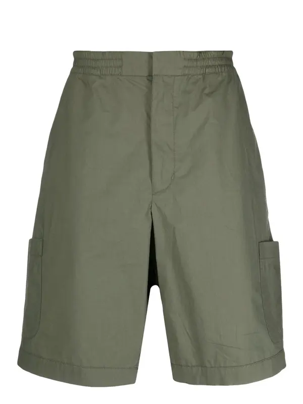 AMBUSH Cotton Bermuda Shorts - Green