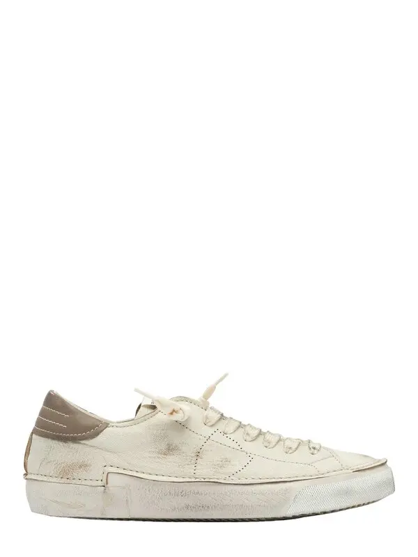 Philippe Model Prsx Leather Sneakers - White