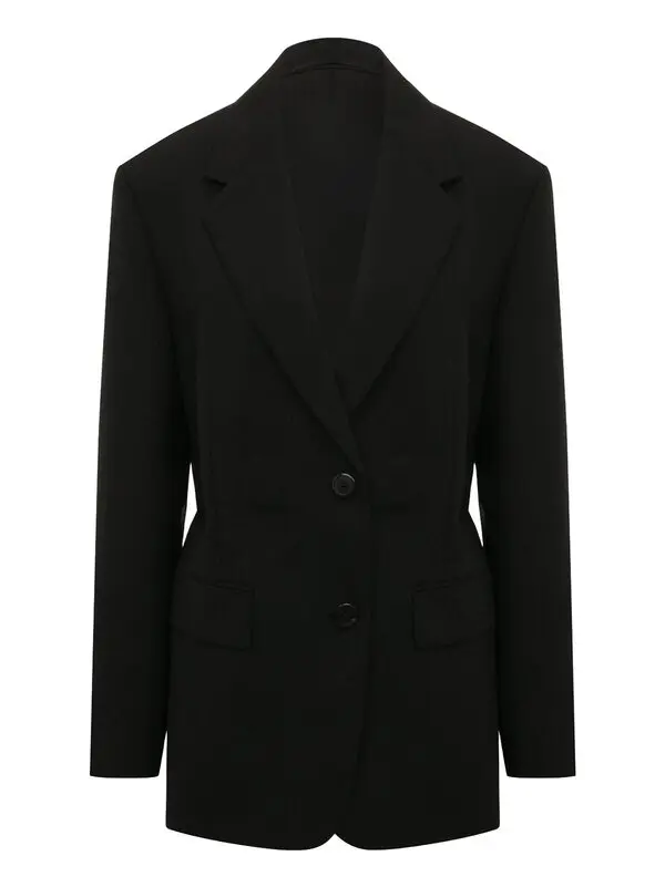Prada Fleece Wool Jacket - Black