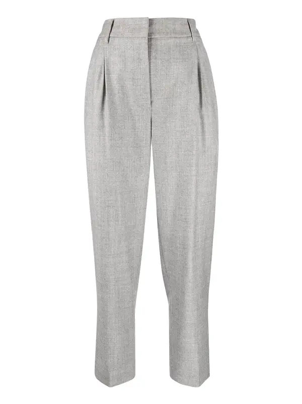 Brunello Cucinelli Cropped Trousers - Gray