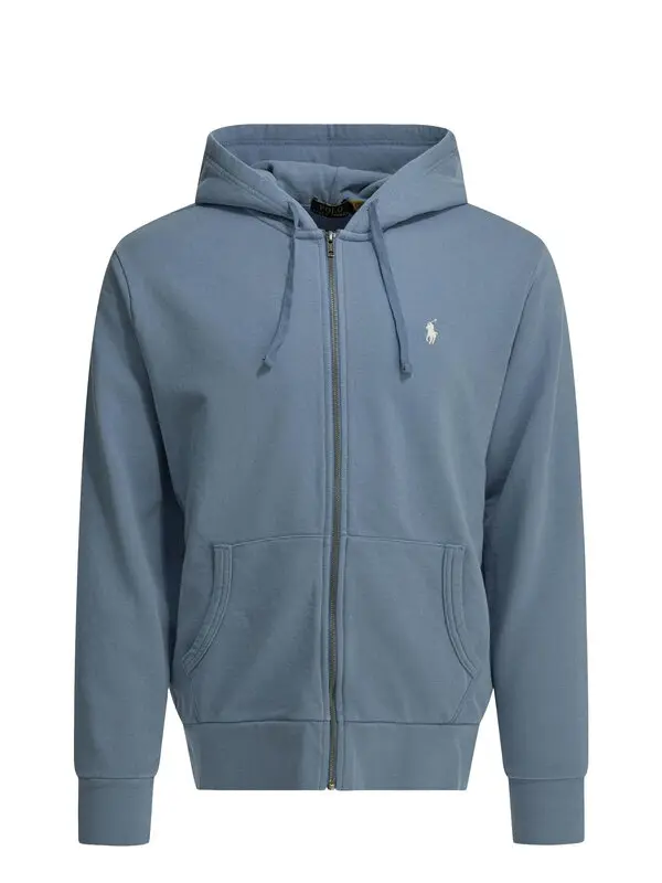 Polo Ralph Lauren Hoodie With Logo - Light Blue