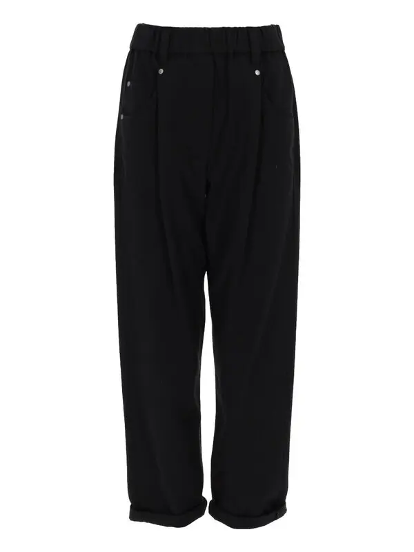 Brunello Cucinelli Cotton Pants - Black