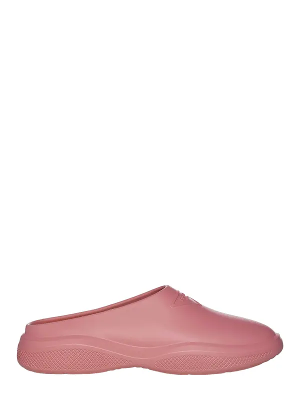 Prada Rubber Mules - Pink