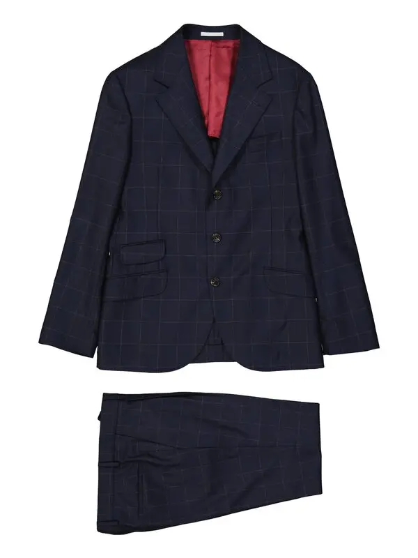 Brunello Cucinelli Wool Suit - Blue
