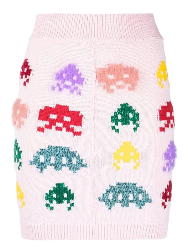 Stella McCartney Gamer Knit Skirt - Pink