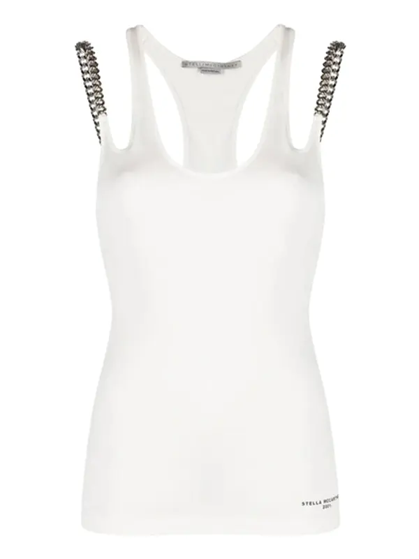 Stella McCartney Falabella Chain Top - White