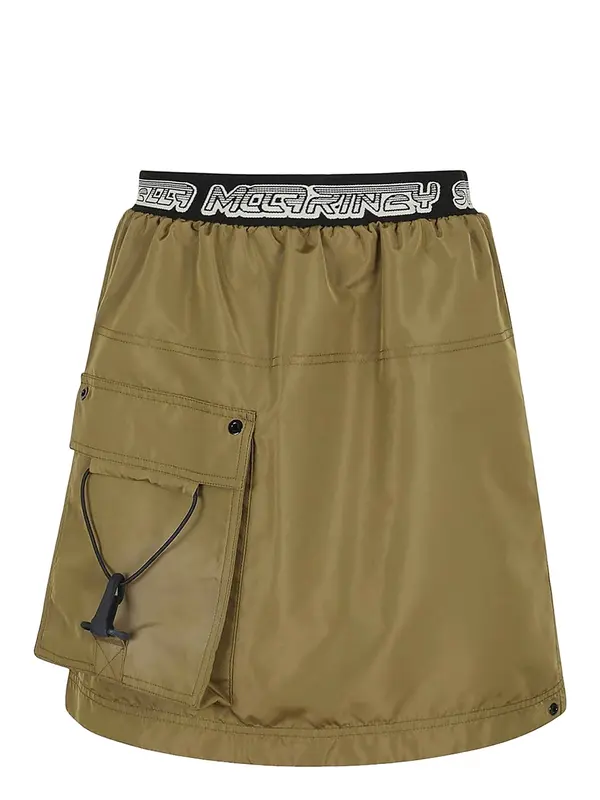 Stella McCartney Logo Skirt - Khaki