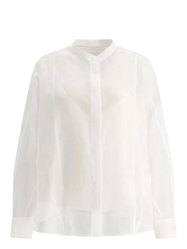 JIL SANDER Shirt With Petticoat - White