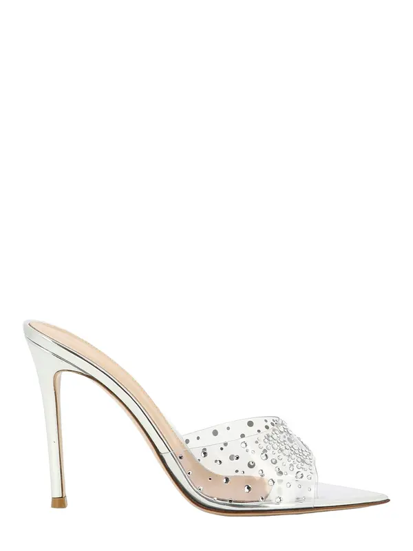 GIANVITO ROSSI Prexi Stiletto Sandals - Silver