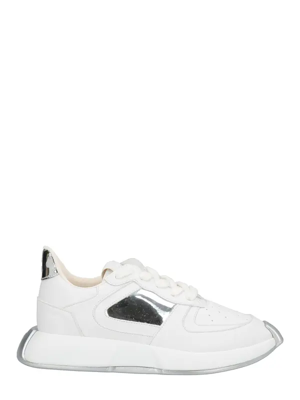 GIUSEPPE ZANOTTI Leather Sneakers - White