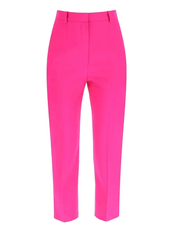 Alexander McQueen Classic Wool Trousers - Pink