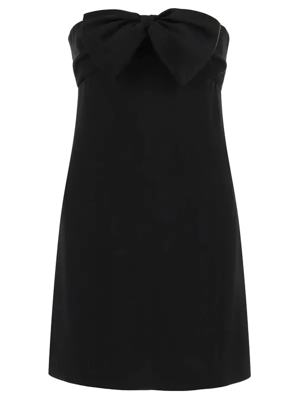 Saint Laurent Sleeveless Mini Dress - Black