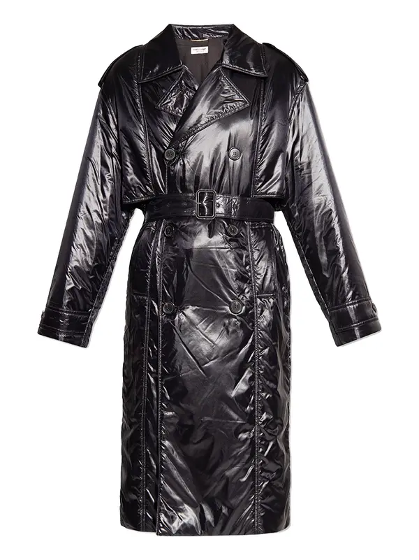 Saint Laurent Lightweight Padded Coat - Black