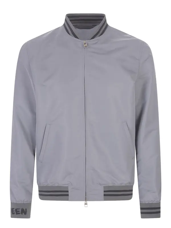 Alexander McQueen Bomber Jacket - Gray