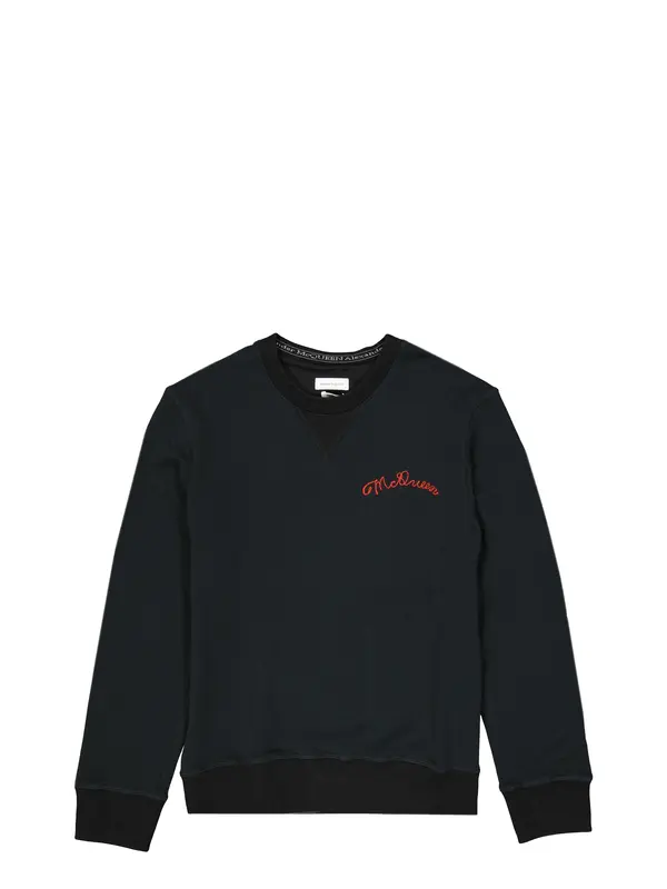 Alexander McQueen Logo Sweatshirt - Black