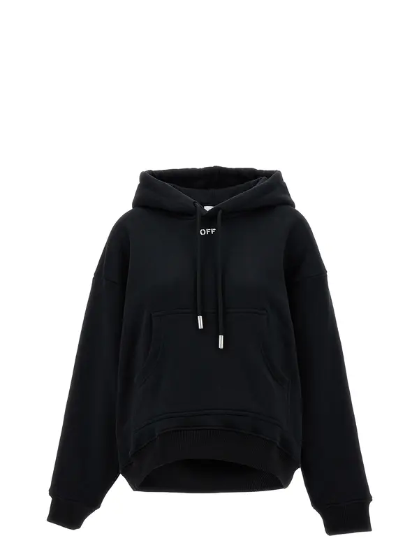 Off-White Off Stamp' Hoodie - Black