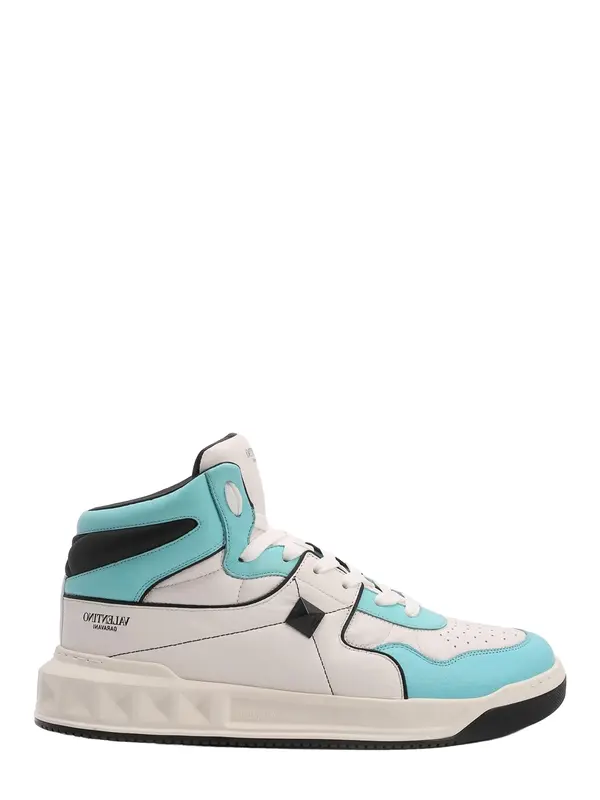 Valentino Garavani One Stud High-top Sneakers - White