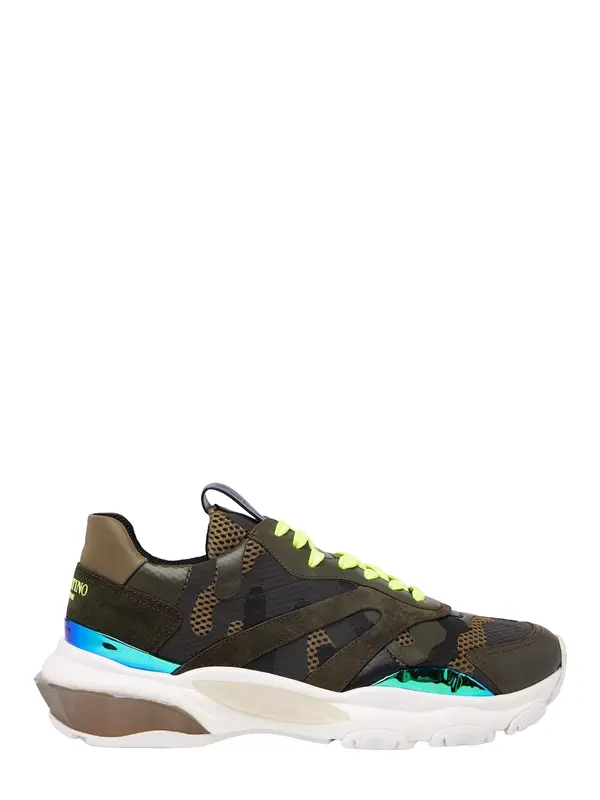 Valentino Garavani Bounce Sneakers - Green