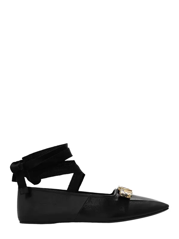 Gucci Double G Ballet Flats - Black