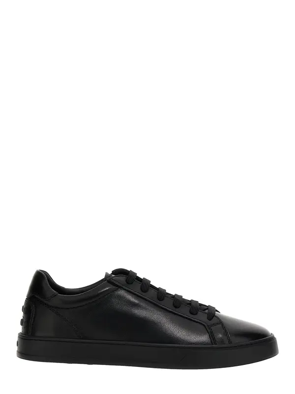 TOD'S Leather Sneakers - Black