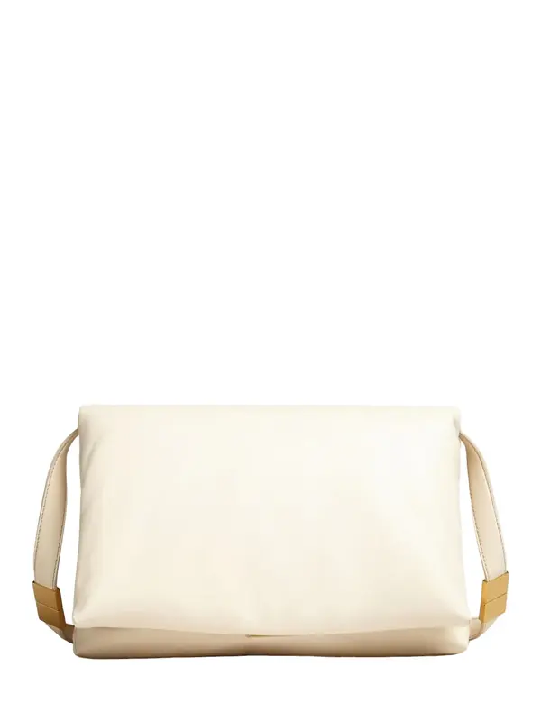 Marni Flap Leather Bag - White