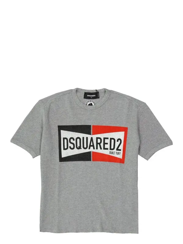 Dsquared2 Two Tone Logo T Shirt - Gray