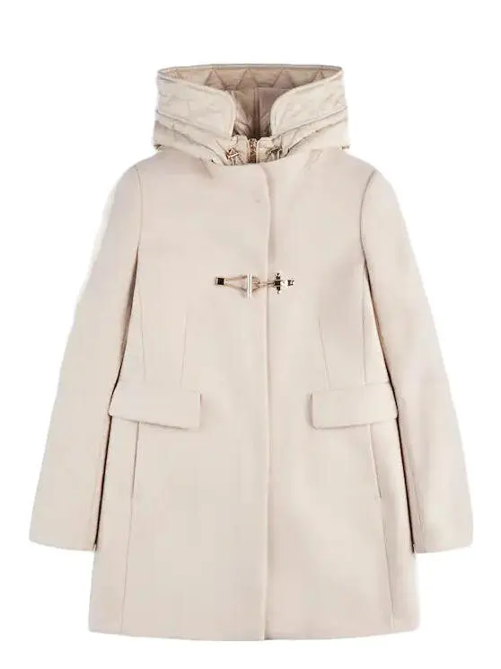 FAY Toggle Coat - Ivory
