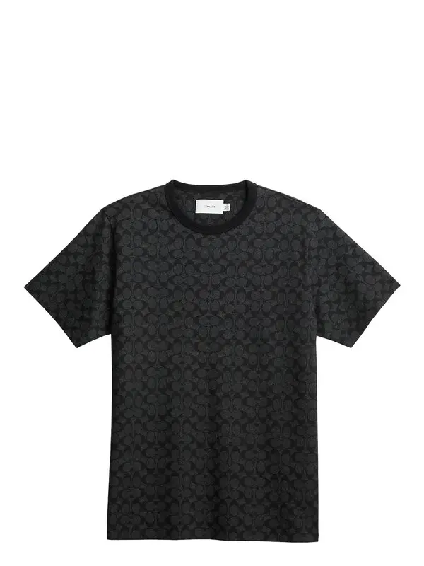 COACH Signature T-shirt - Charcoal Signature