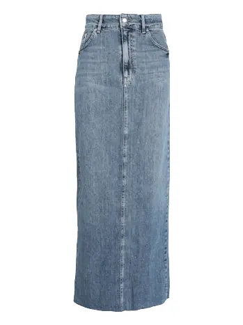 Topshop Denim Pencil Skirt - Blue