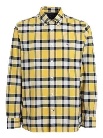 Tommy Hilfiger Shirt Size Cotton - Yellow