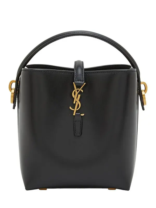 Saint Laurent Le 37 Mini Bucket Bag - Noir