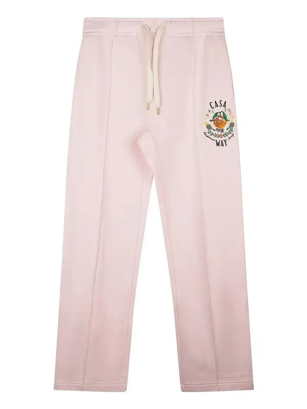 Casablanca Graphic Print Trousers - Pink