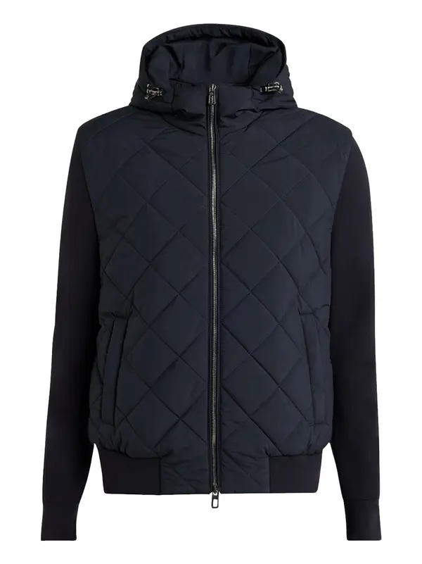 Loro Piana Ampay Windwish Hooded Bomber Jacket - Blue/navy