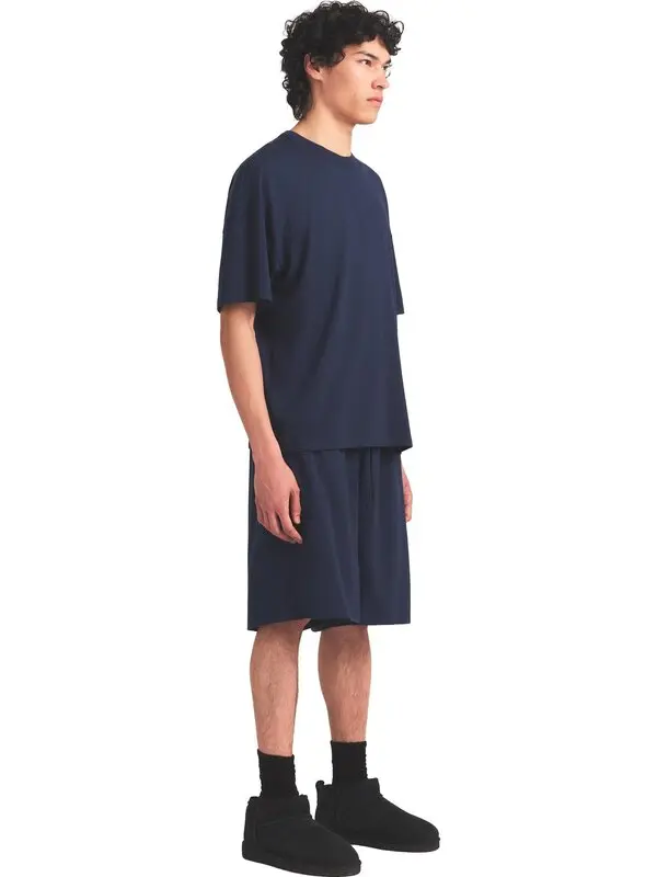 SKIMS Relaxed Fit Jersey Lounge Short - Navy