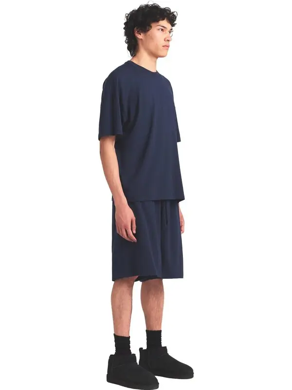 SKIMS Jersey Lounge Oversized T Shirt - Navy