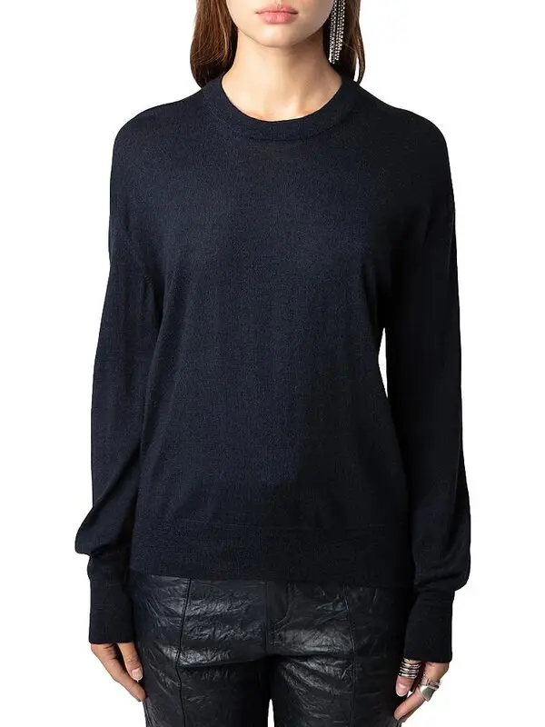 Zadig&Voltaire Emmy Merino Wool Sweater - Encre