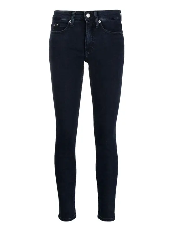 Calvin Klein Mid-rise Skinny Jeans - Blue