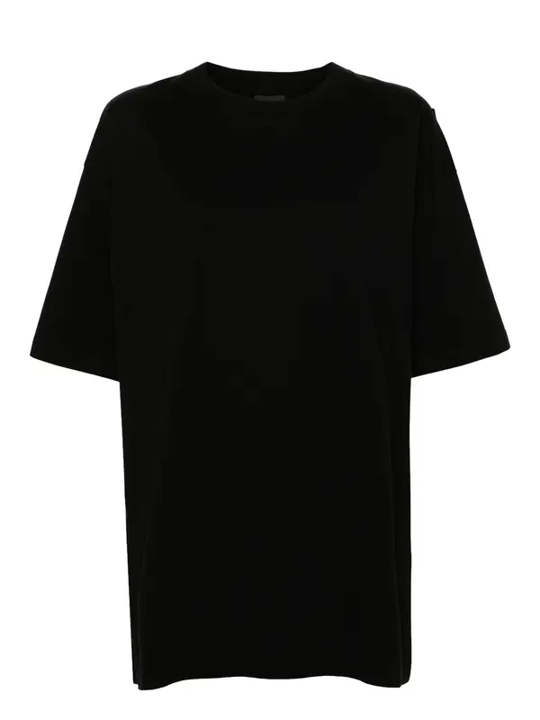 Balenciaga Logo-embellished Cotton T-shirt - Black