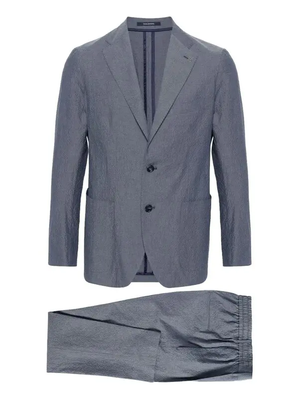 Tagliatore Dakar Single-breasted Suit - Blue