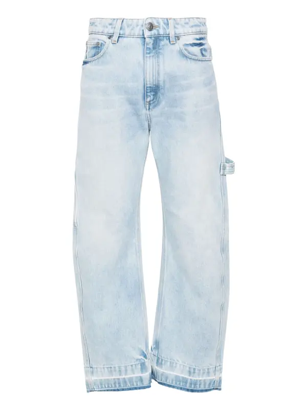 Stella McCartney Mid-rise Tapered-leg Jeans - Blue