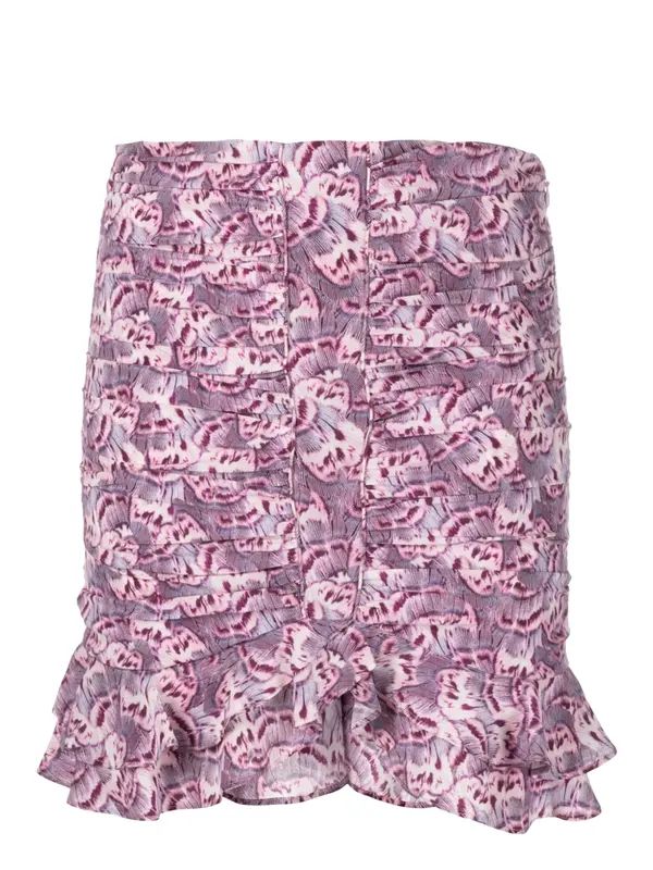 Isabel Marant Milendi Mini Skirt - Purple