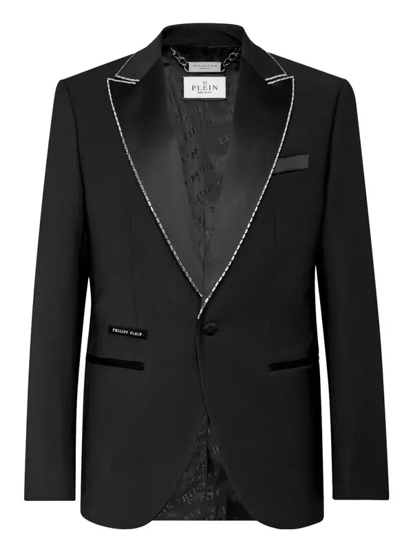 Philipp Plein Single-breasted Blazer - Black