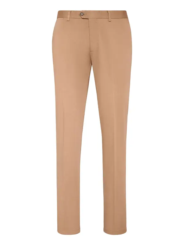 Philipp Plein Pressed-crease Cotton Chinos - Neutrals