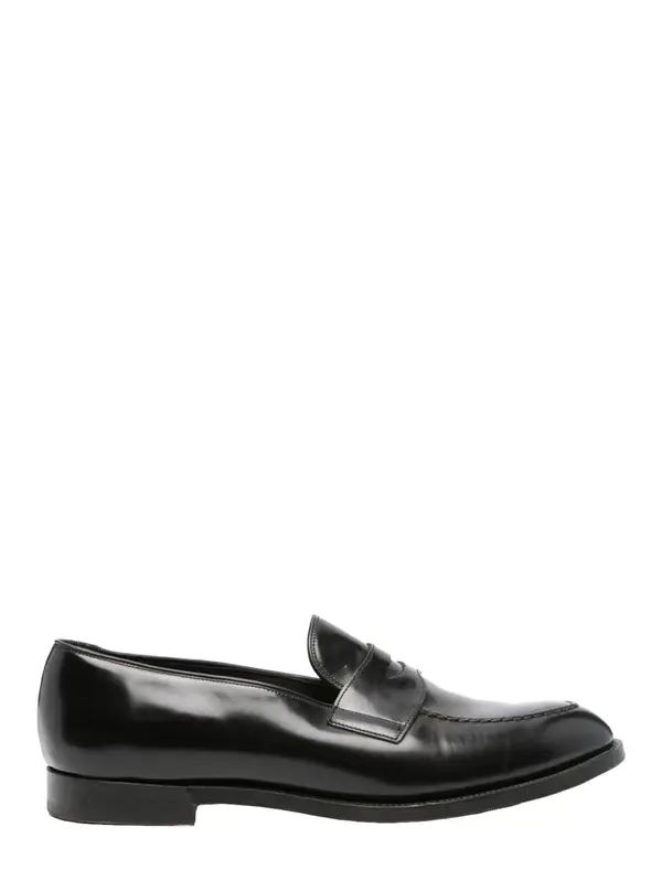 FURSAC Brushed Leather Loafers - Black