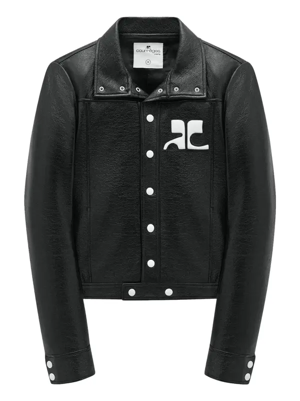 COURREGES Reedition Vinyl Jacket - Black