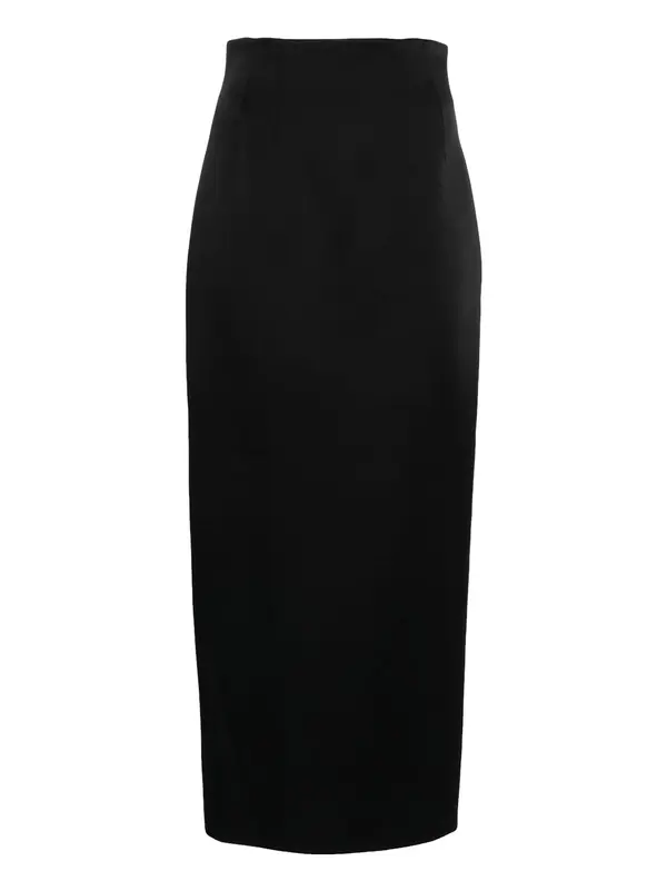 Khaite The Loxley High-waisted Skirt - Black
