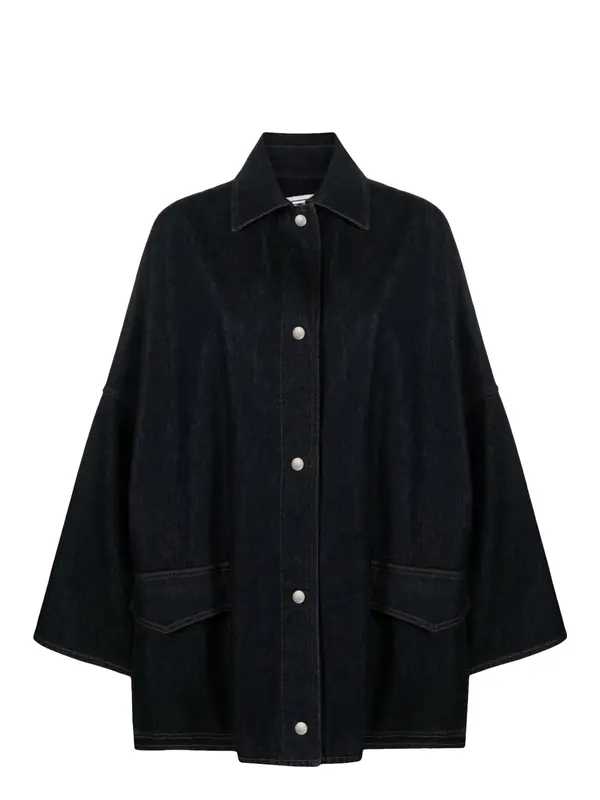 TOTÊME Denim Overshirt Jacket - Blue