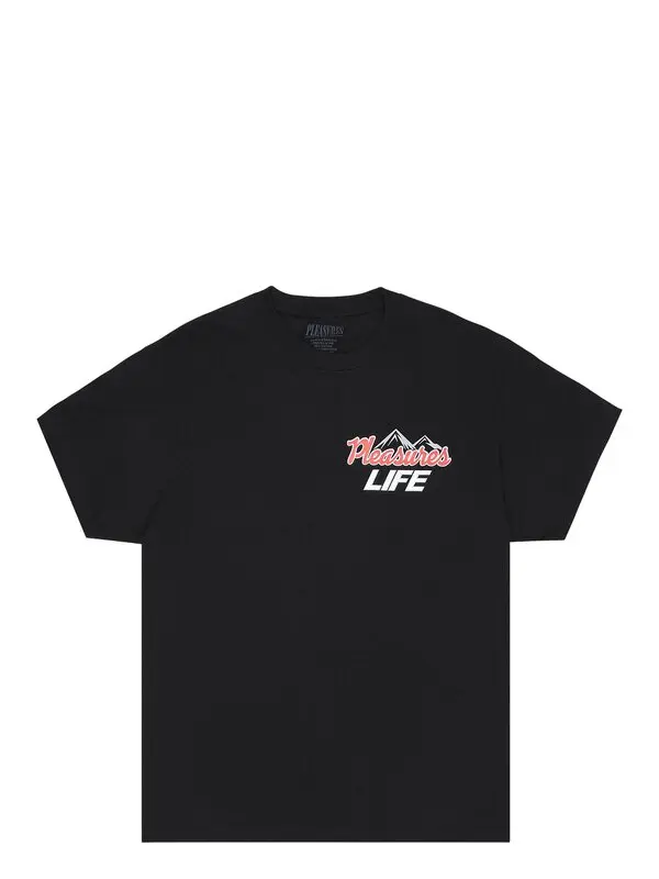 PLEASURES Refresh Graphic T-shirt - Black