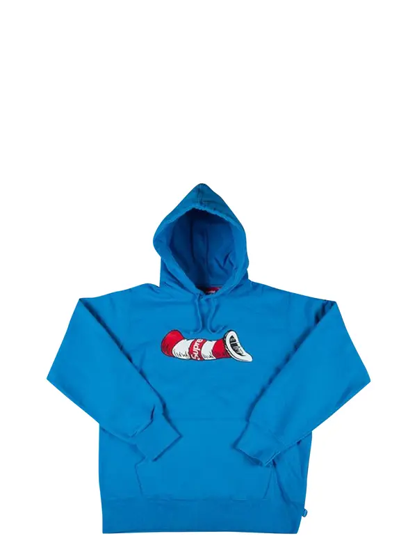 Supreme Cat In The Hat Hooded Sweatshirt - Blue