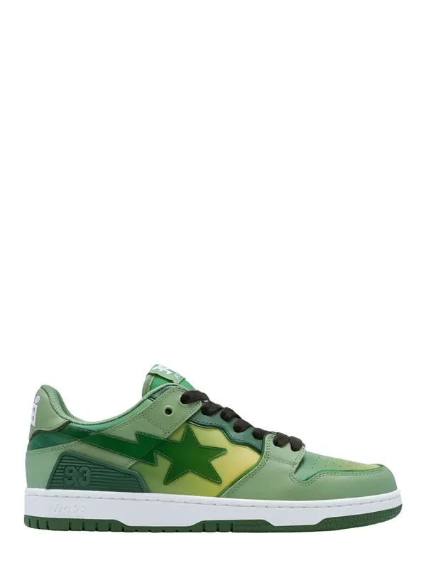 BAPE Sk8 Sta #5 Gradient Sneakers - Green
